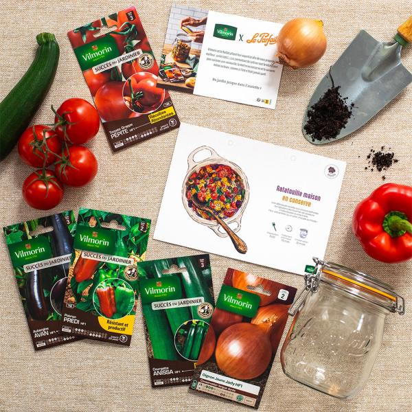 Kit de jardinage - Coffret ma ratatouille en conserve Vilmorin x Le ...